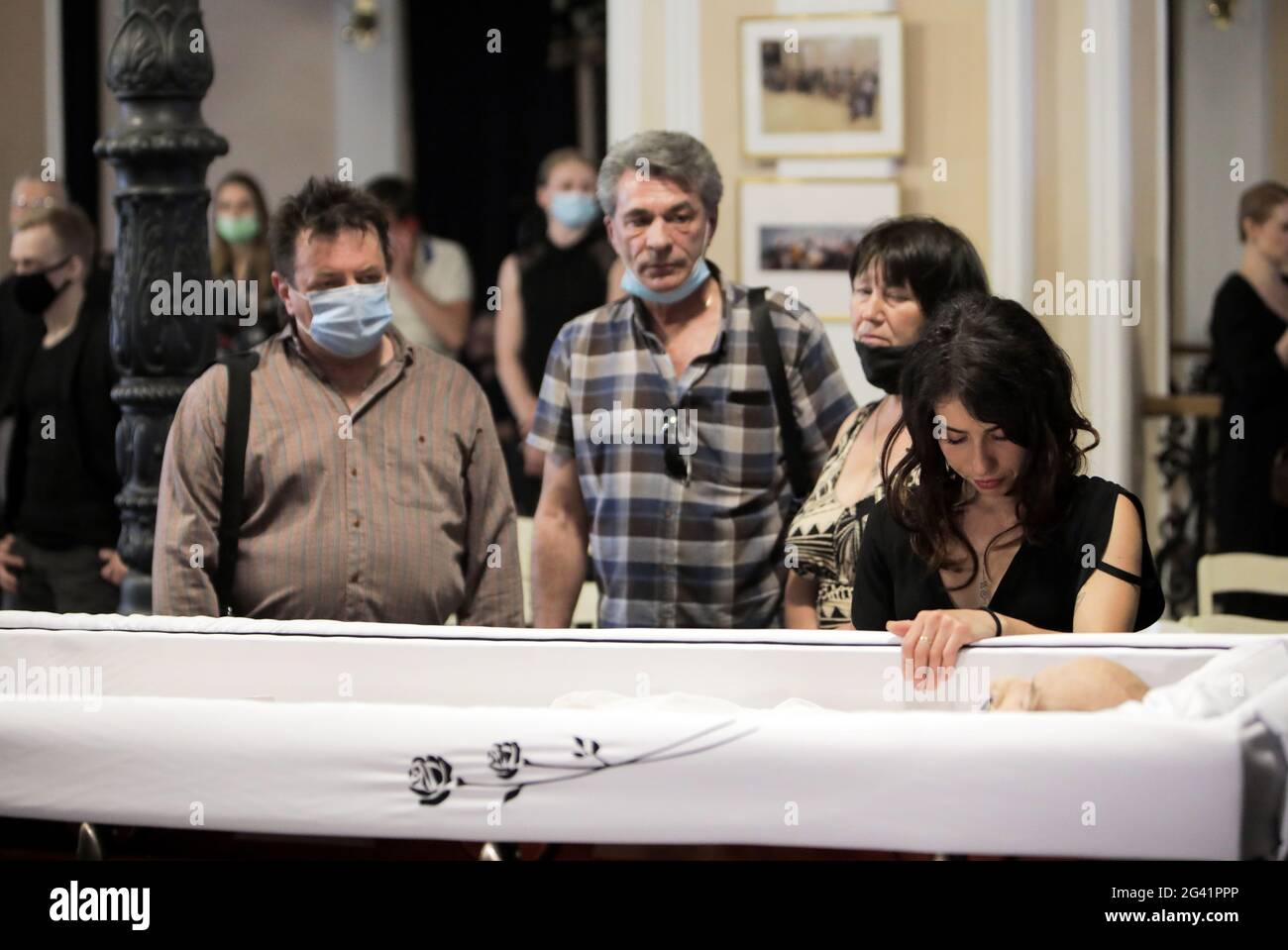 Non Exclusive: KYIV, UKRAINE - JUNE 18, 2021 - Granddaughter Viktoriia ...