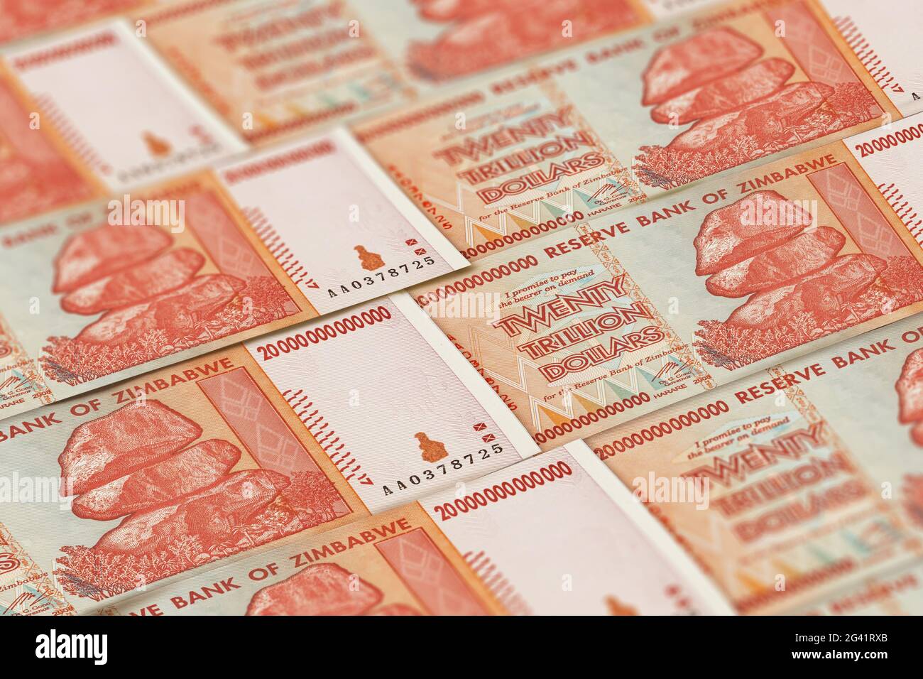 Zimbabwe dollar bank note hi-res stock photography and images - Alamy