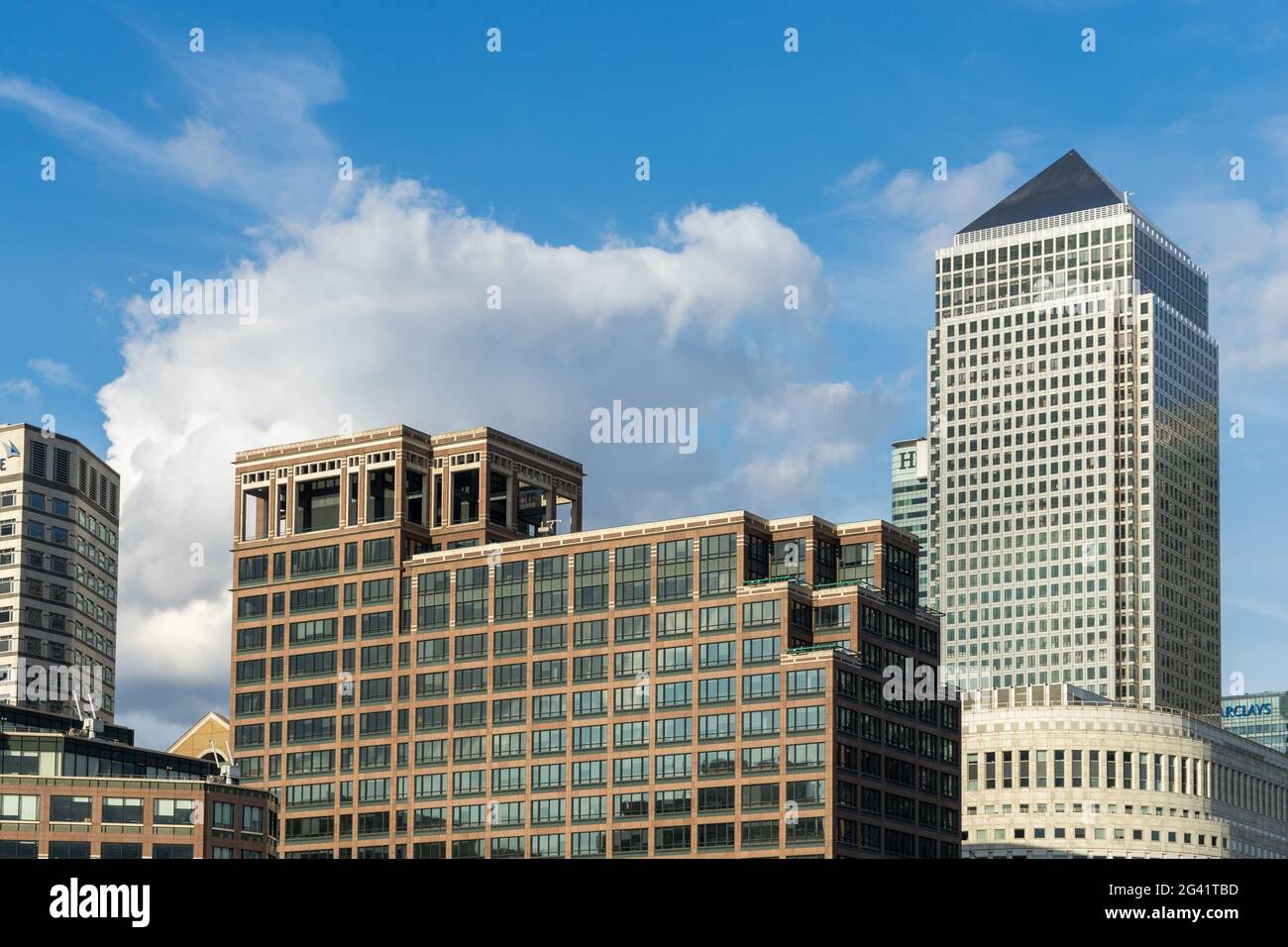 Various styles of buildings along the River Thames Stock Photo - Alamy