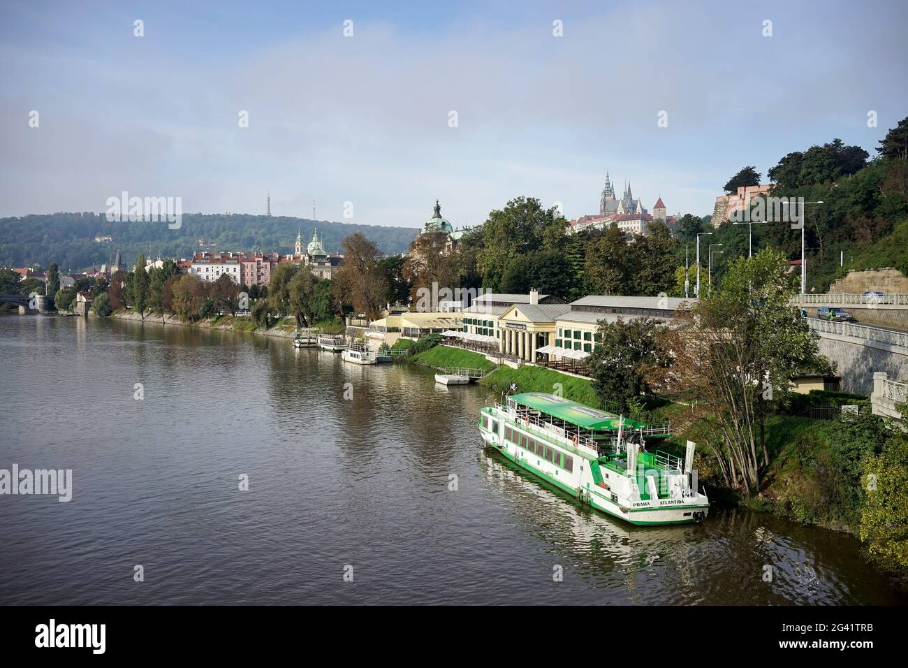 View from the Cechuv Bridge in Prague Stock Photo - Alamy