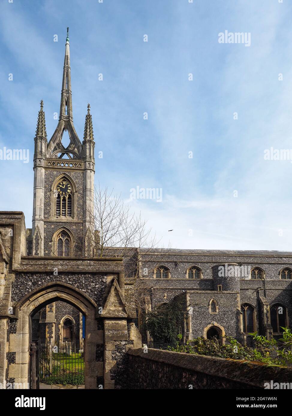 FAVERSHAM, KENT/UK - MARCH 29 : View of St Mary of Charity Church in ...