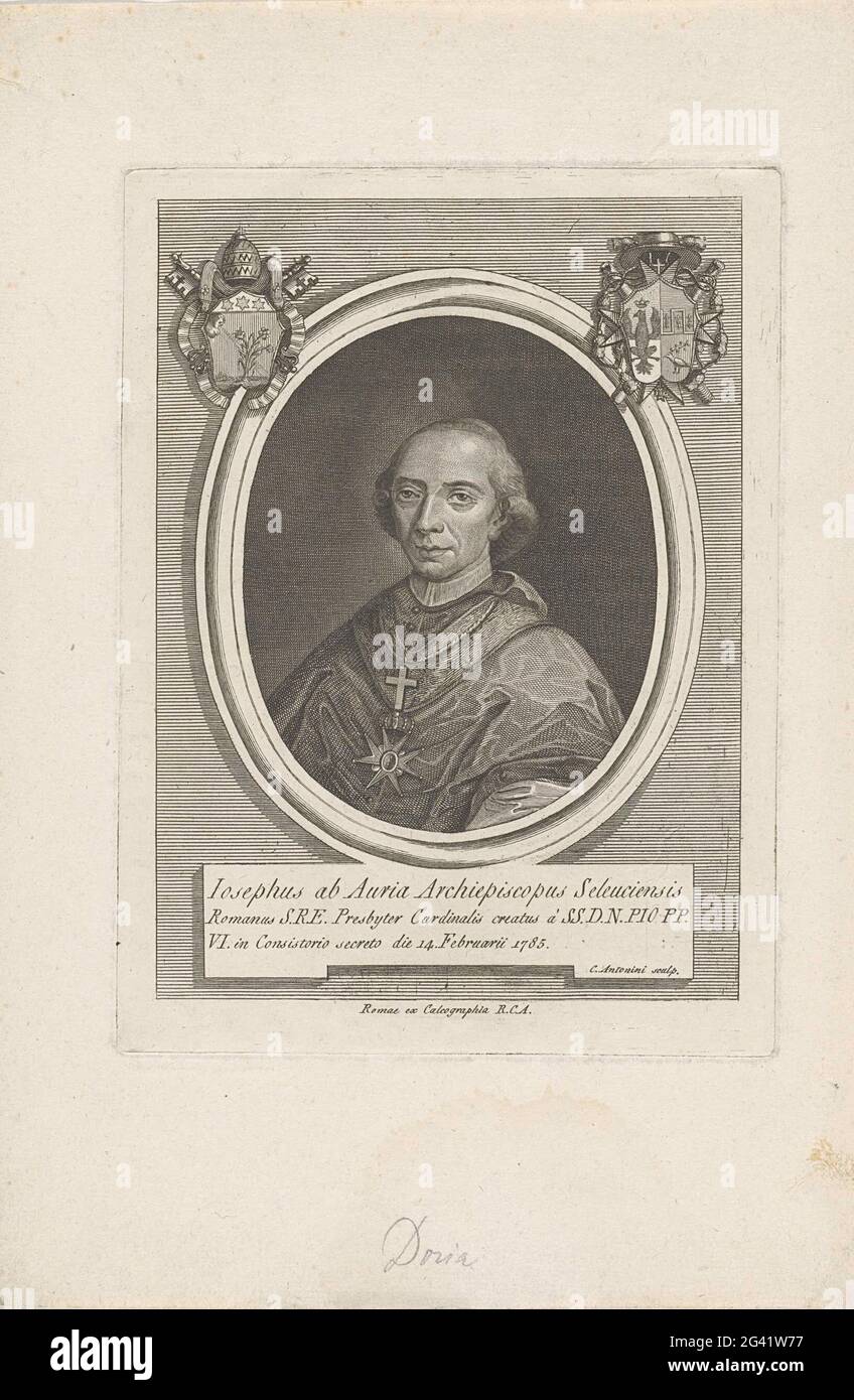 Cardinal giuseppe maria doria pamphilj portraits hi-res stock ...