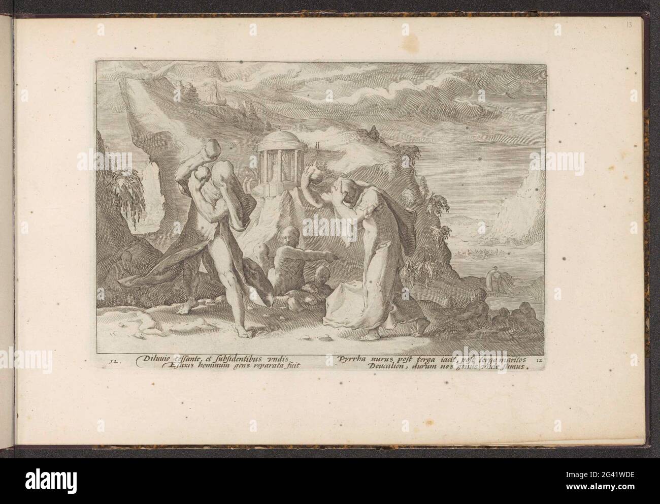 Deucalion to throw bones of mother hi-res stock photography and images ...