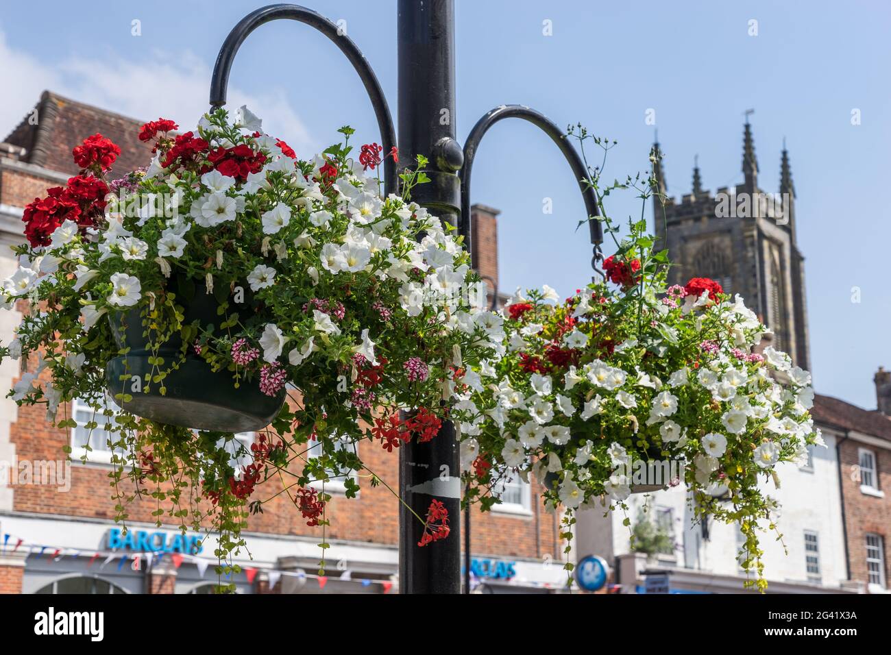 East Grinstead in Bloom Stock Photo - Alamy