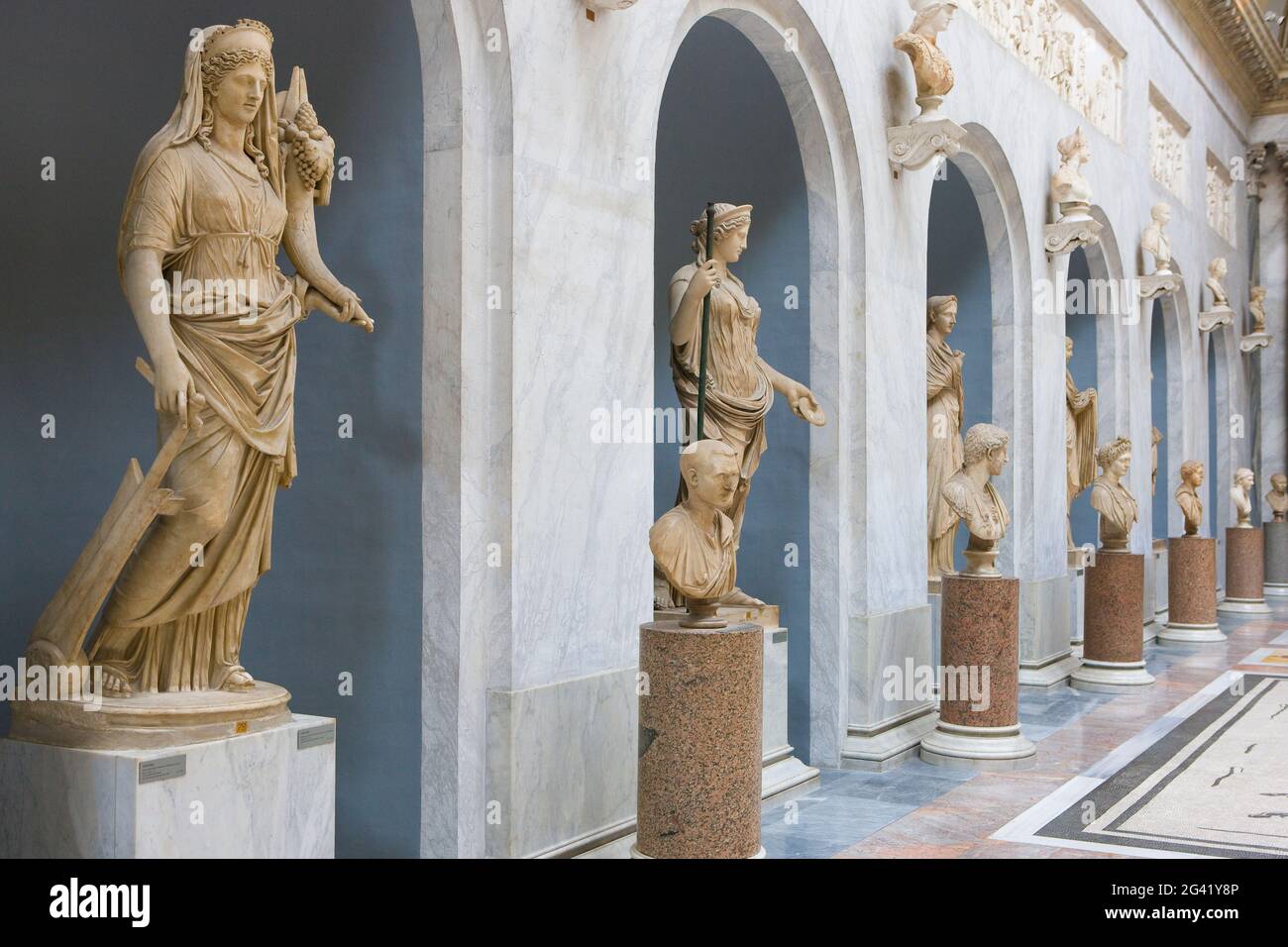 Sculpture inside the Vatican Museums, Rome, Italy Stock Photo - Alamy