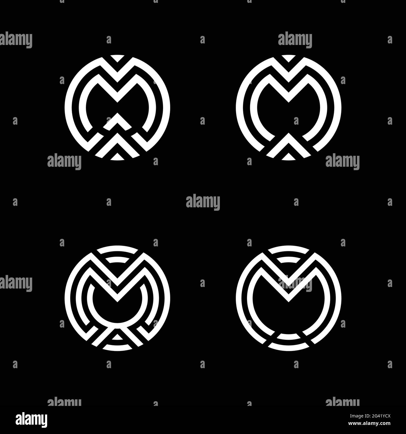 Simple circle logo hi-res stock photography and images - Alamy