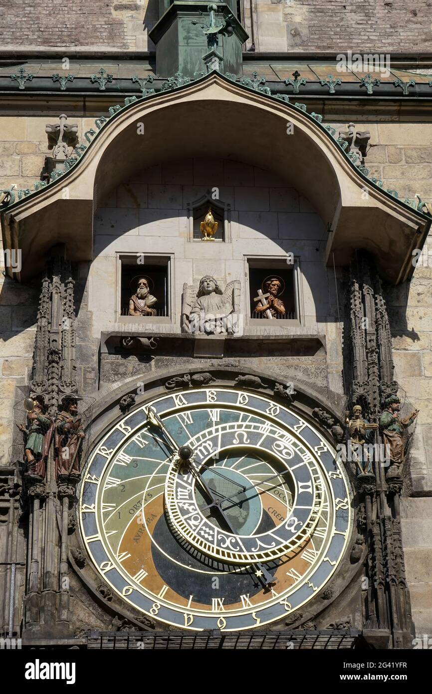 Astronomical clock at the city hall hi-res stock photography and images ...