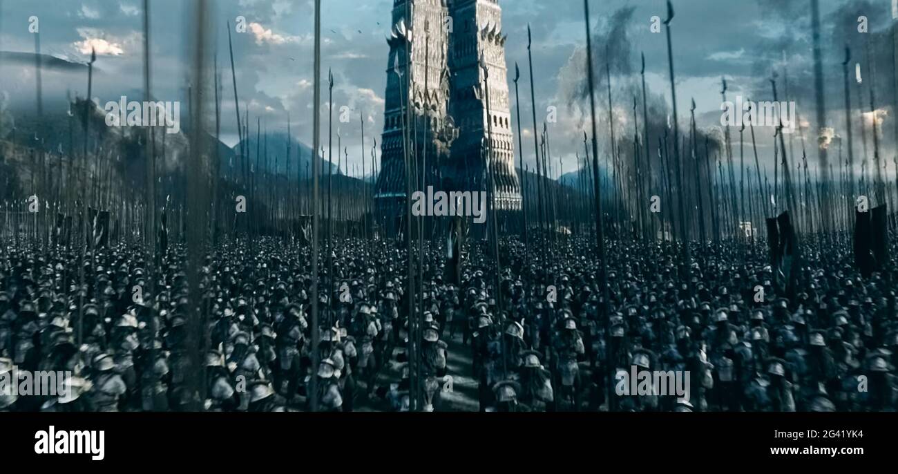 USA. A scene ( Isengard ) from (C)New Line Cinema film: The Lord of the ...