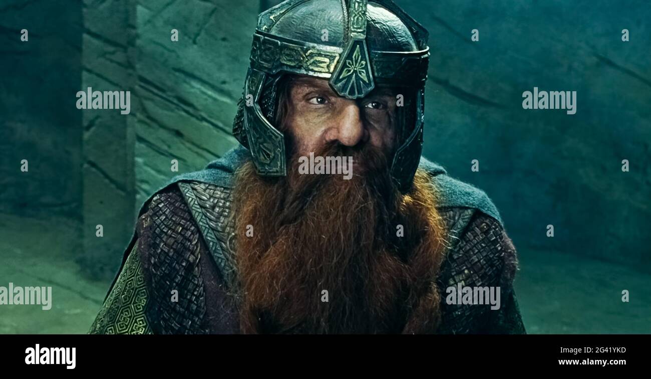 USA. John Rhys-Davies in a scene from (C)New Line Cinema film: The Lord ...