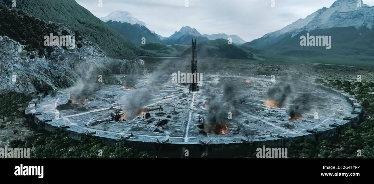 USA. A scene ( Isengard ) from (C)New Line Cinema film: The Lord of the ...