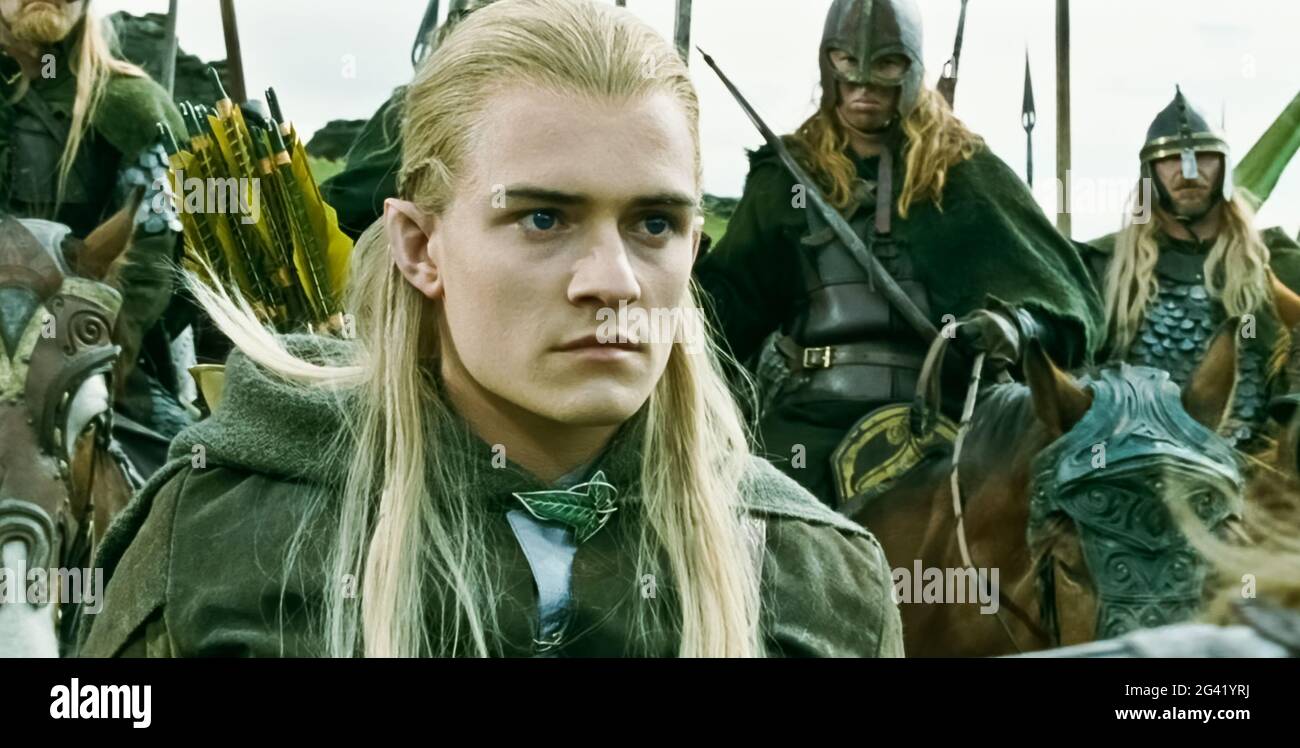USA. Orlando Bloom in a scene from (C)New Line Cinema film: The Lord of ...