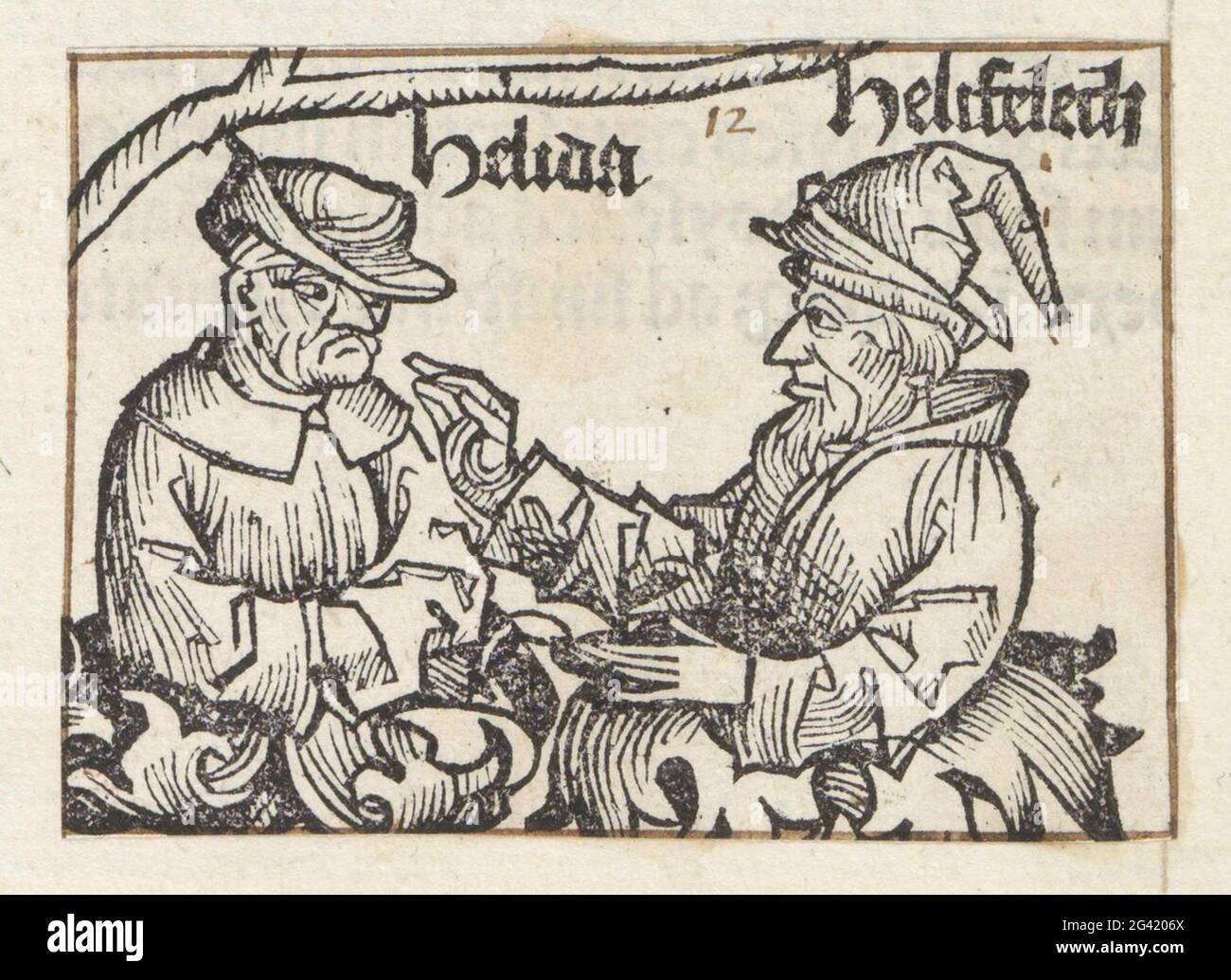 Eljada and eliphelet; HELIDA / HELIFELECH; Liber chronicarum. Two ...