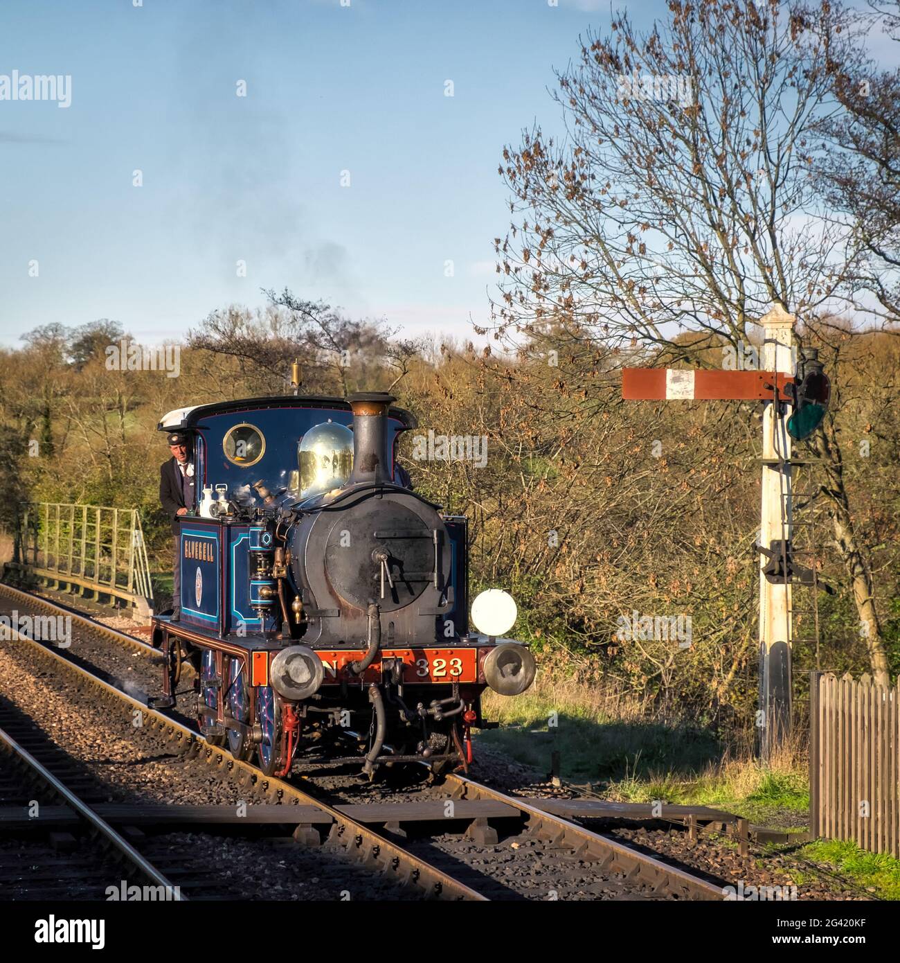 Steam train signals hi-res stock photography and images - Alamy