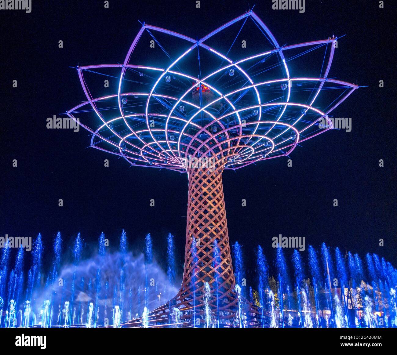 Tree of Life at Expo in Milan Italy Stock Photo - Alamy