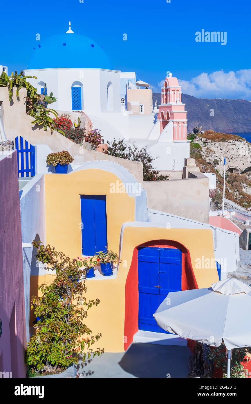 Oia village, Oia, Santorini, Cyclades Islands, Greece Stock Photo - Alamy