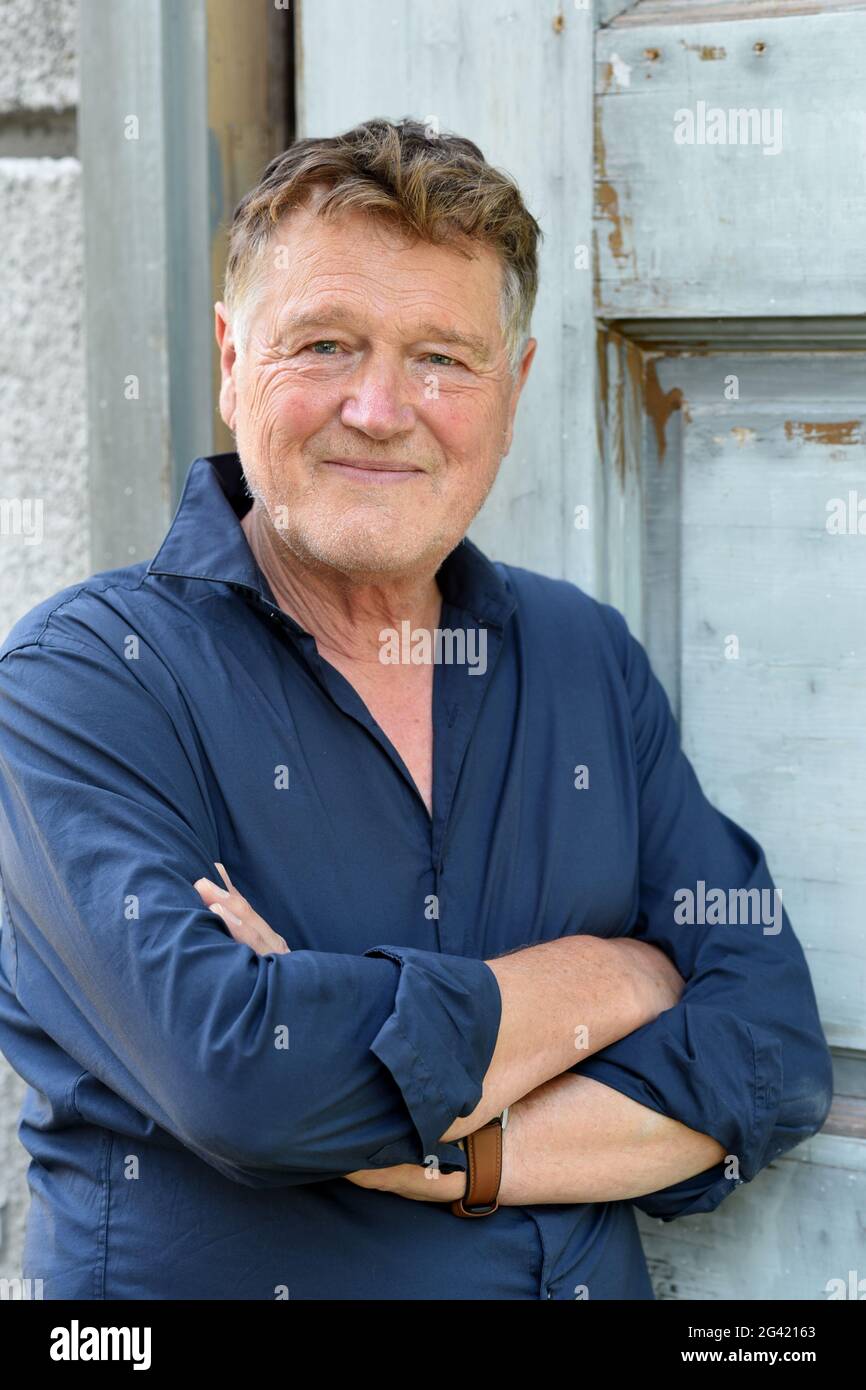 Geiselgasteig, Germany. 18th June, 2021. Director John Delbridge smiles ...