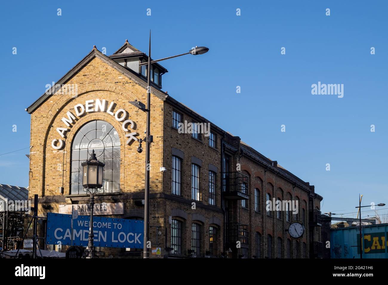 Buildings at Camden Lock Stock Photo - Alamy