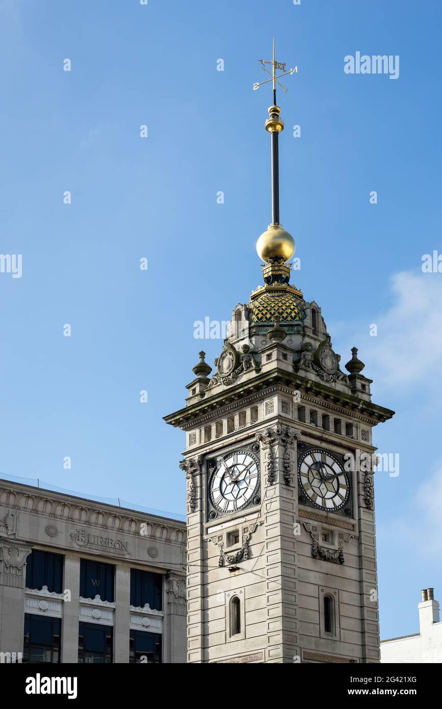 View of the Clocktower in Brighton Stock Photo - Alamy
