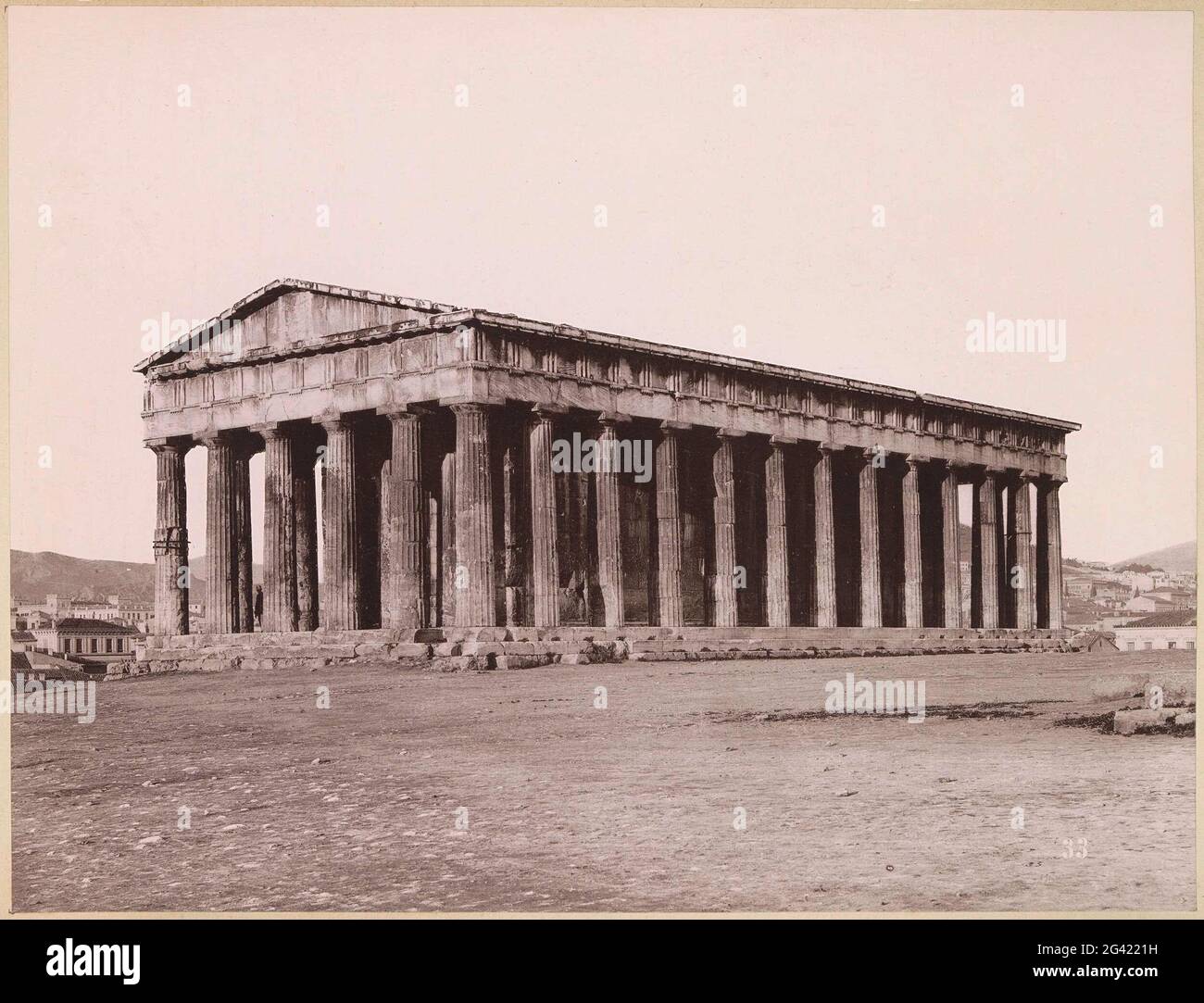 Parthenon on the Acropolis in Athens. Part of travel album with ...