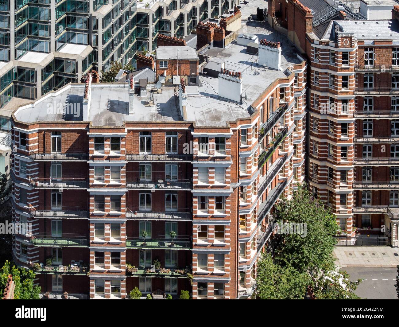 Aerial view westminster cathedral london hi-res stock photography and ...