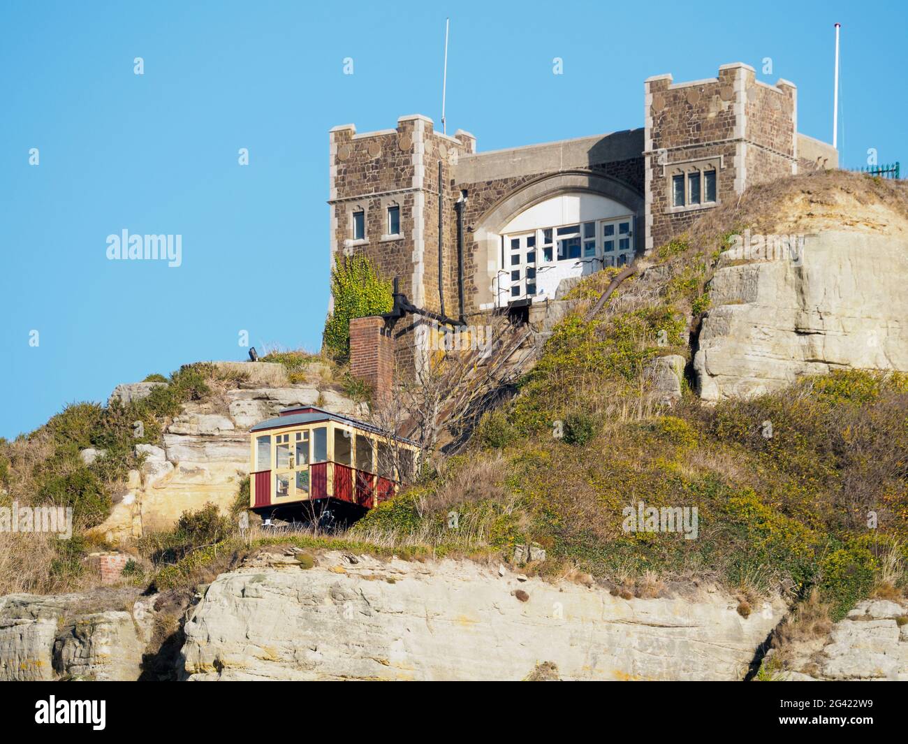 East Hill Funicular Railway in Hastings Stock Photo - Alamy