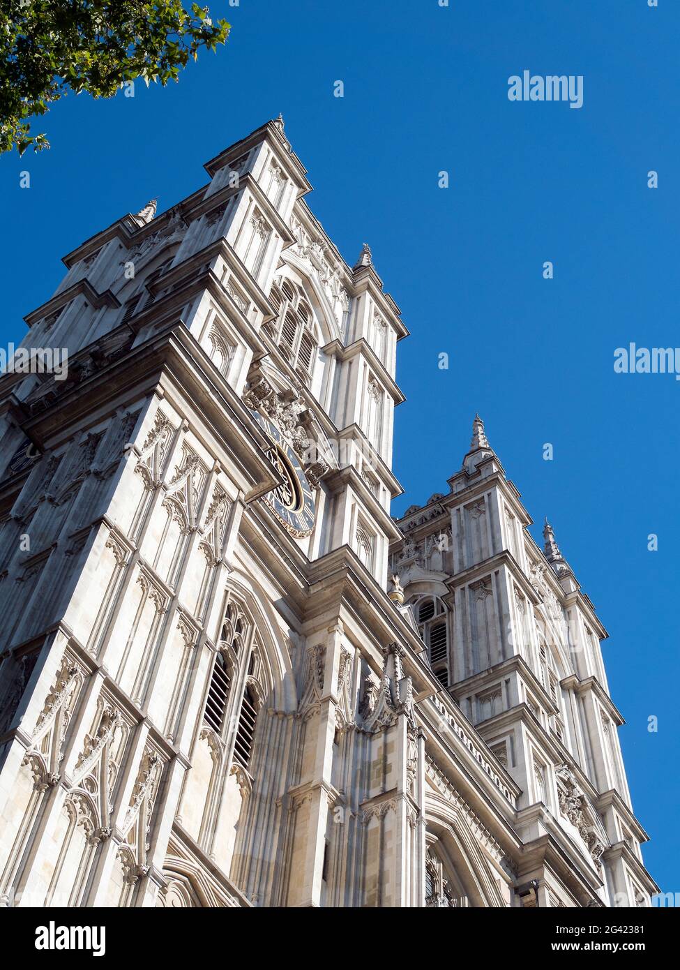 View of the Exterior of Westminster Abbey Stock Photo - Alamy