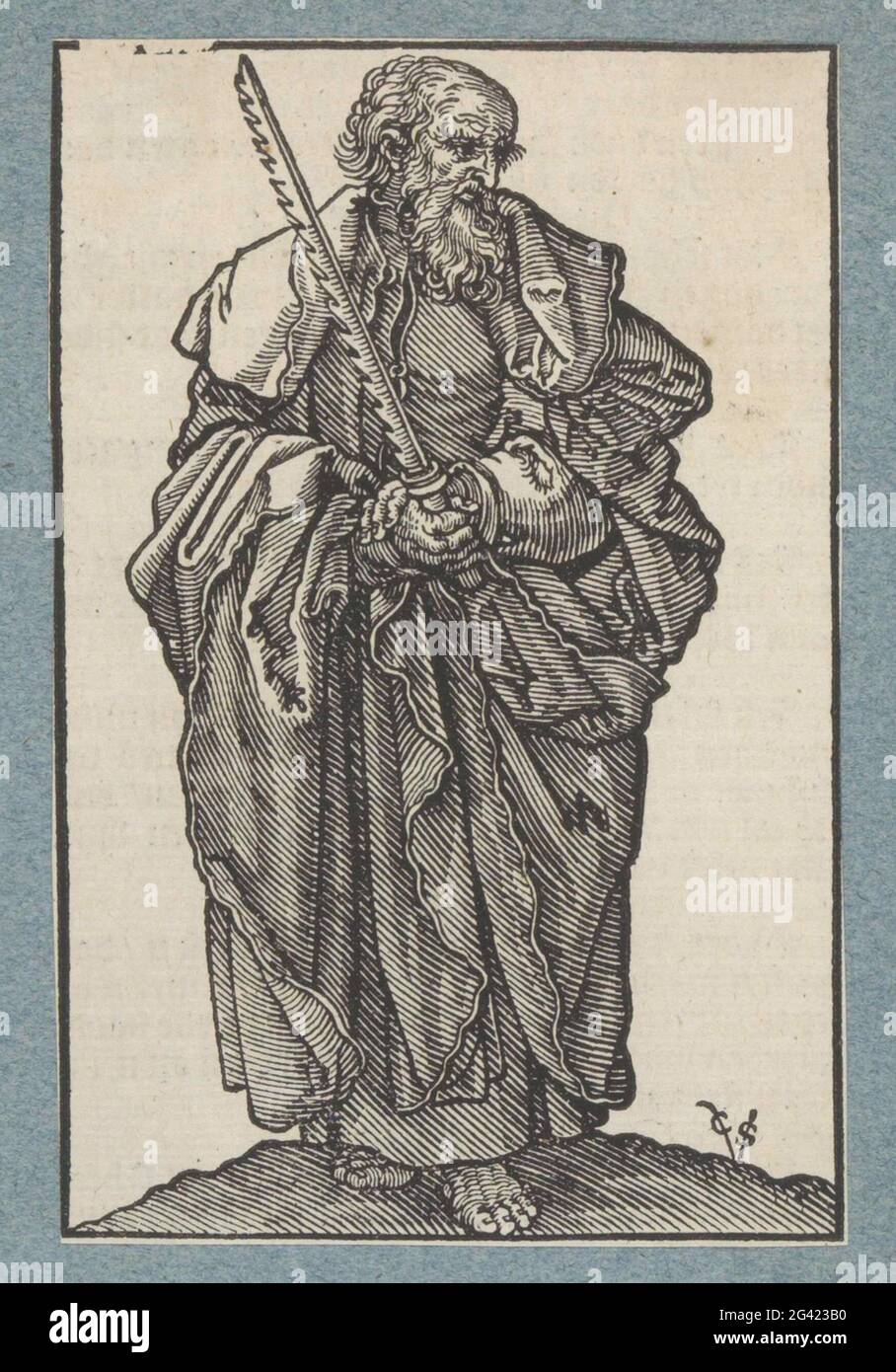 Apostle Simon; Prophet Isaiah. The apostle Simon, for feet, with a saw ...