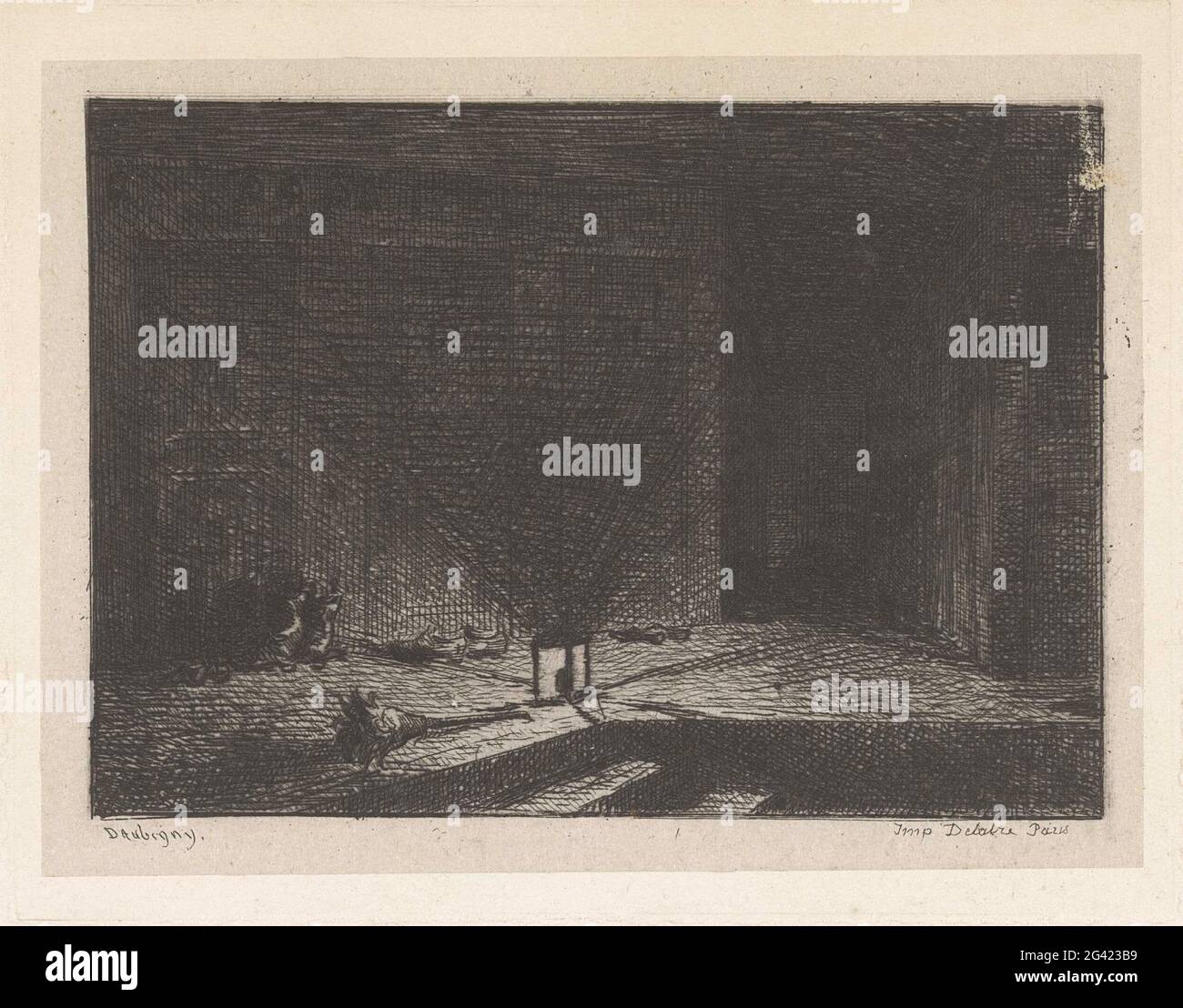 Interior of an inn Stock Photo - Alamy