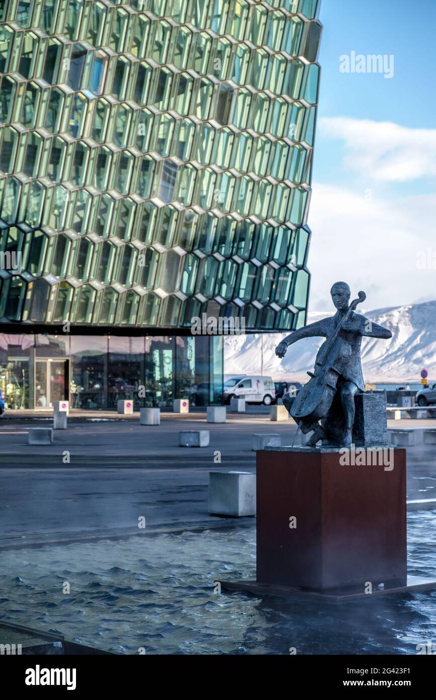Exterior View of the Harpa Concert hall in Reykjavik Stock Photo - Alamy