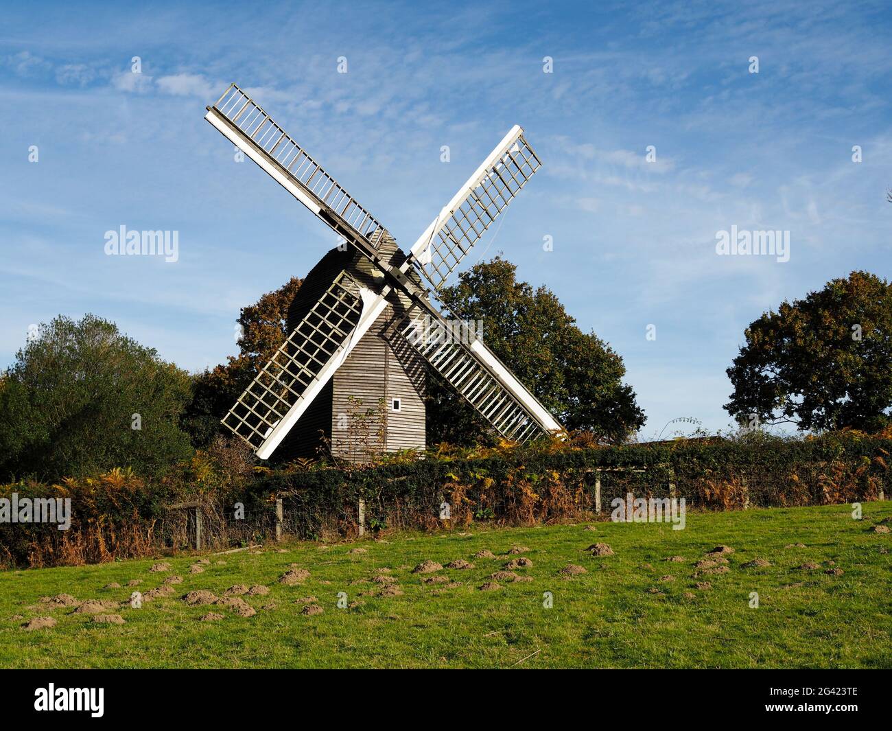 View of Nutley Windmill in the Ashdown Forest Stock Photo - Alamy