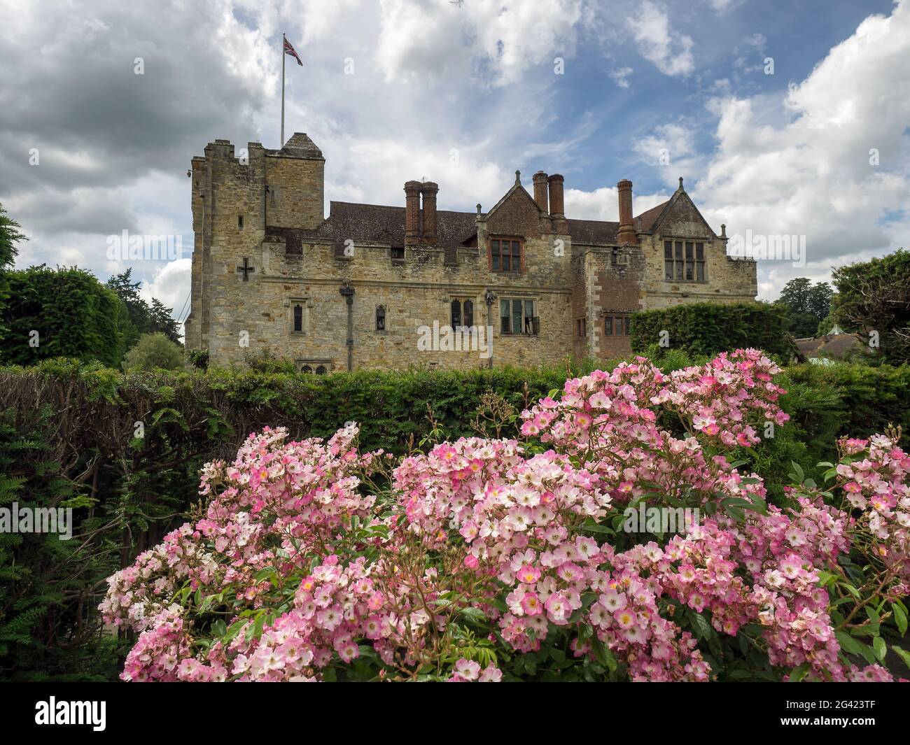 View of Hever Castle from the Garden Stock Photo - Alamy