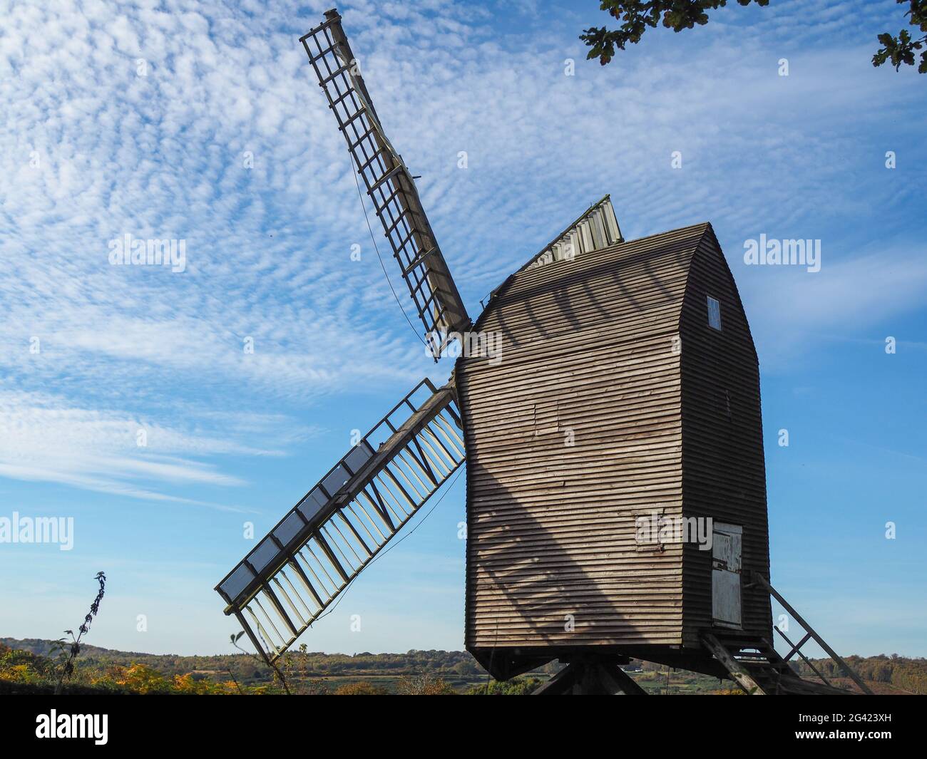 View of Nutley Windmill in the Ashdown Forest Stock Photo - Alamy
