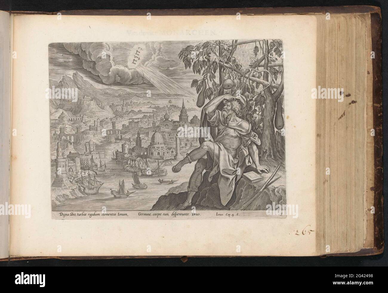 Jonah under the wonder tree; From the prophet ionas; History of Jonah ...