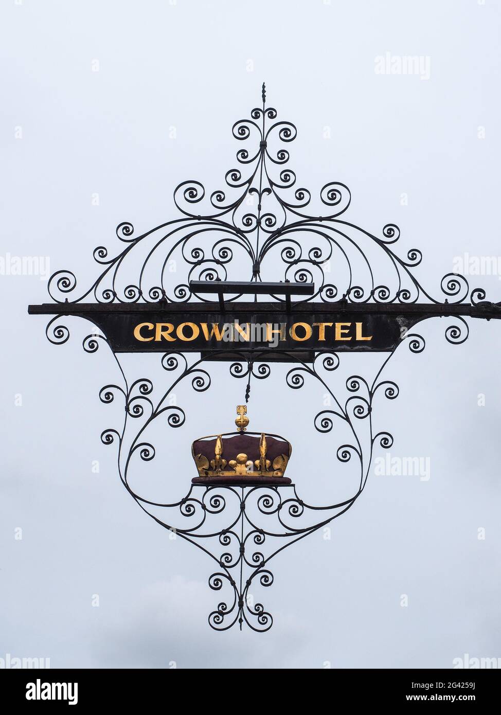 Gold crown sign hi-res stock photography and images - Alamy