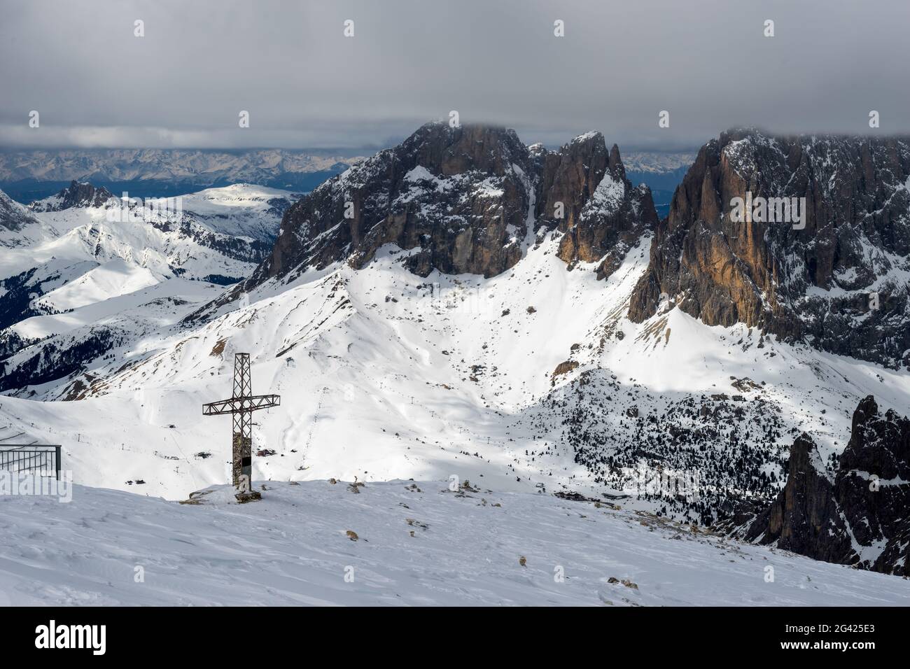 Dolomites sass pordoi sunny day hi-res stock photography and images - Alamy