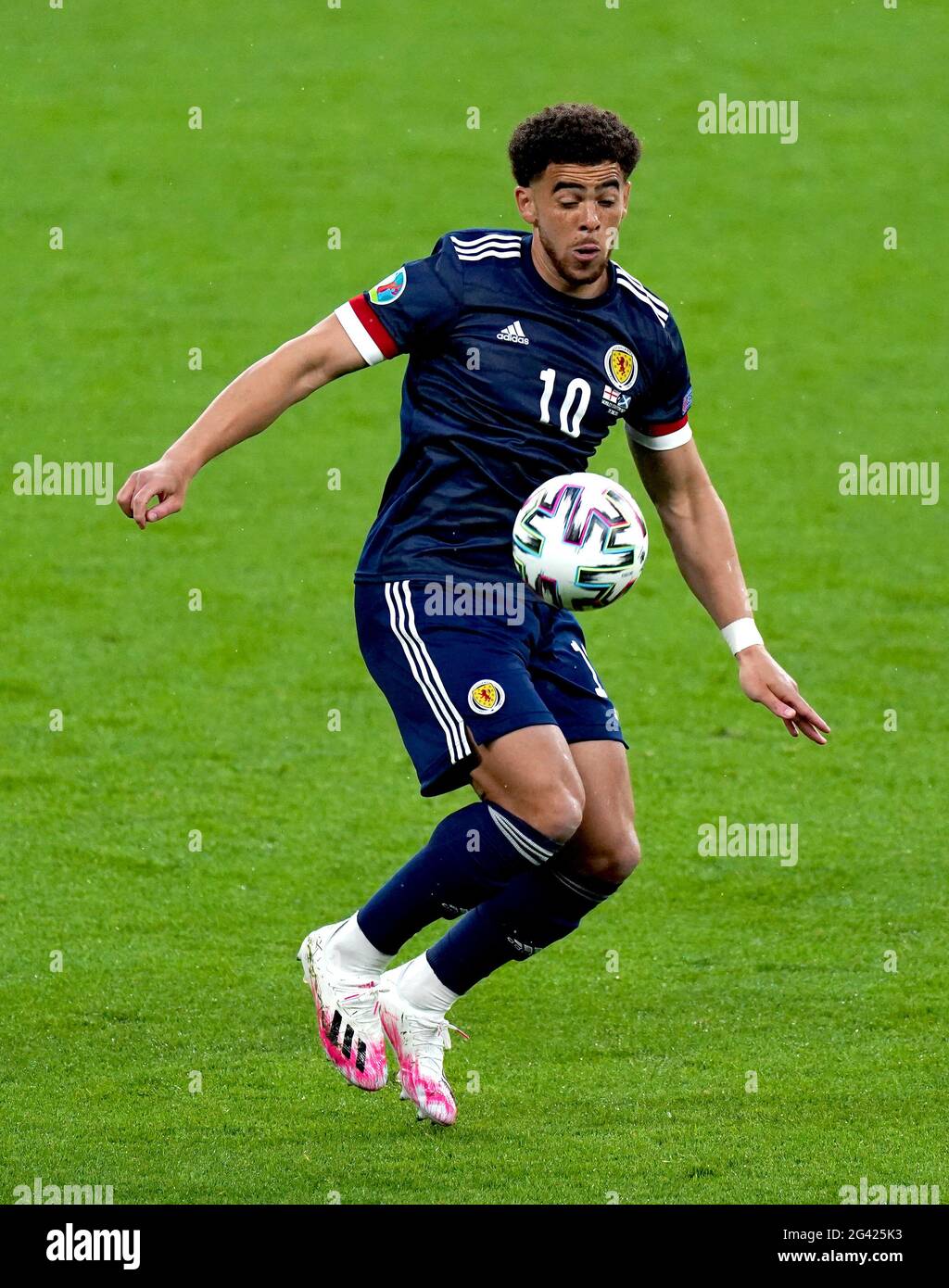 Scotland's Che Adams during the UEFA Euro 2020 Group D match at Wembley ...
