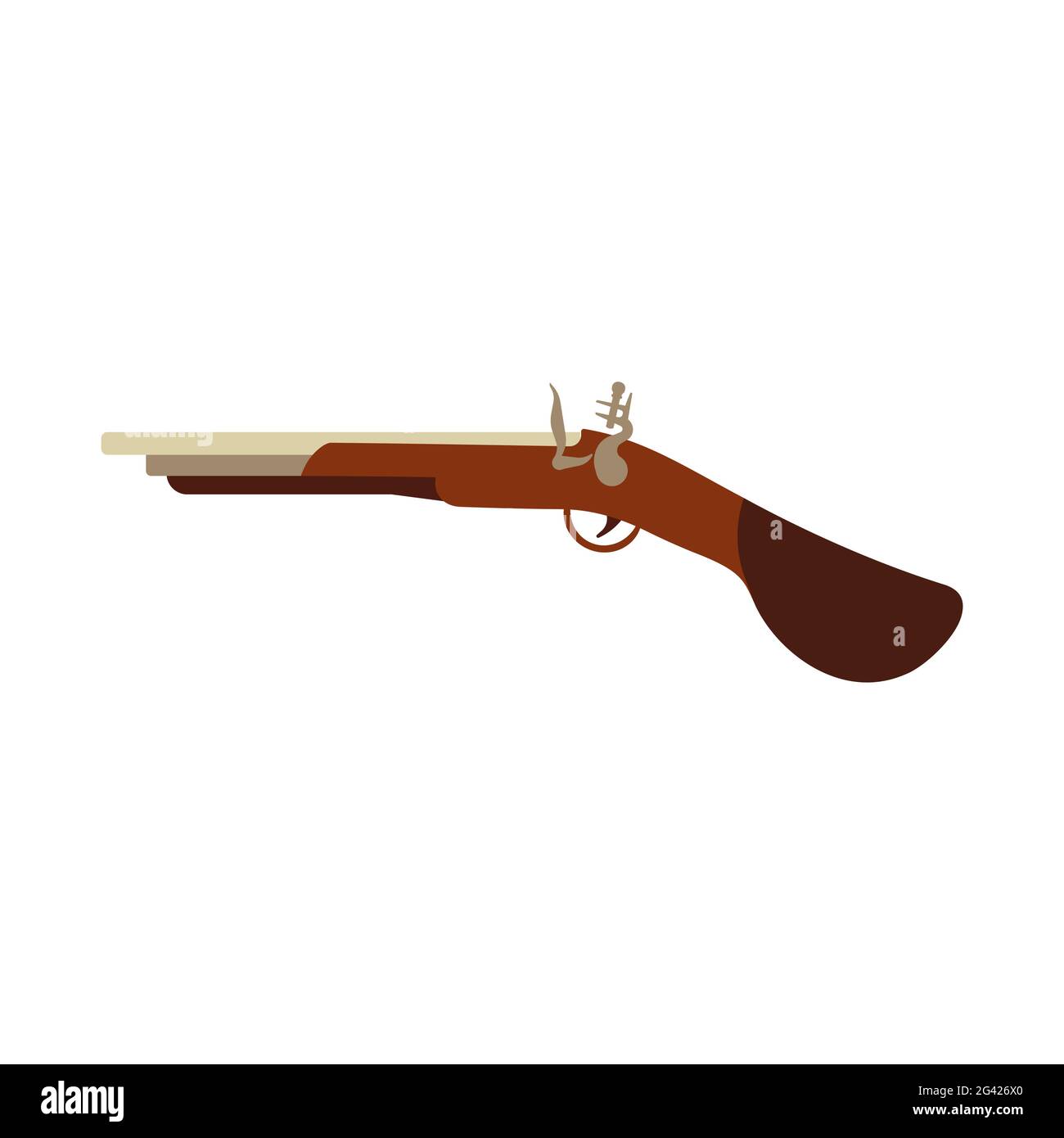 Flintlock gun handgun weapon pistol antique. Old military flintlock ... Flintlock gun handgun weapon pistol antique. Old military flintlock ...