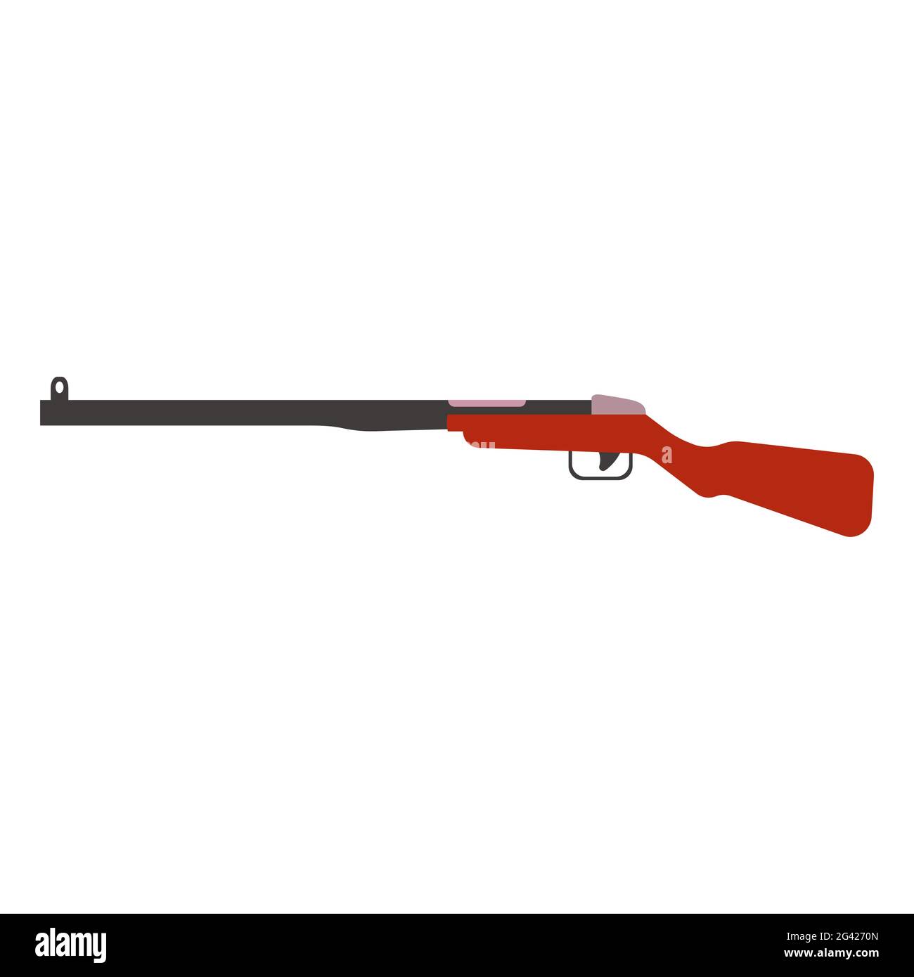 Weapon rifle gun vector military army handgun illustration. War rifle ...