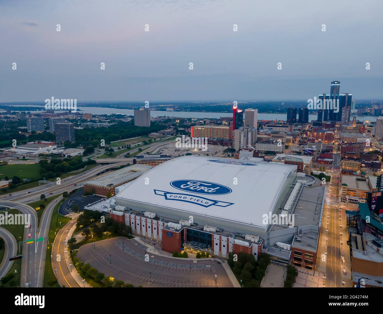 Ford field national football league hi-res stock photography and images ...