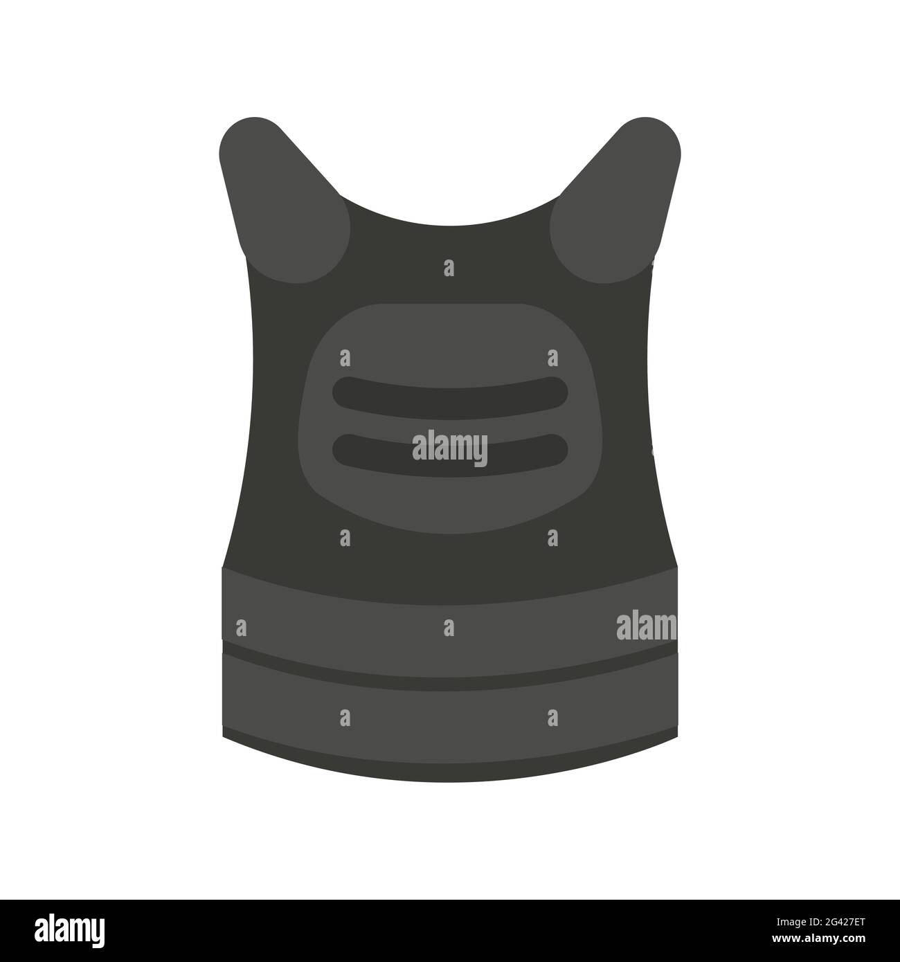 Body armor soldier vector illustration military equipment icon. Uniform ...