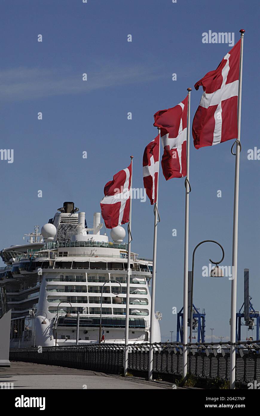 Copenhagen / Denmark. Cruise ship Brilliance of the Sea duck at ...