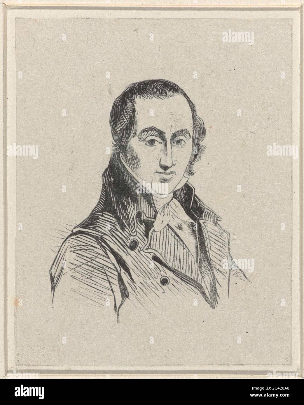 Portrait of Joseph Charles de Meulemeester Stock Photo - Alamy