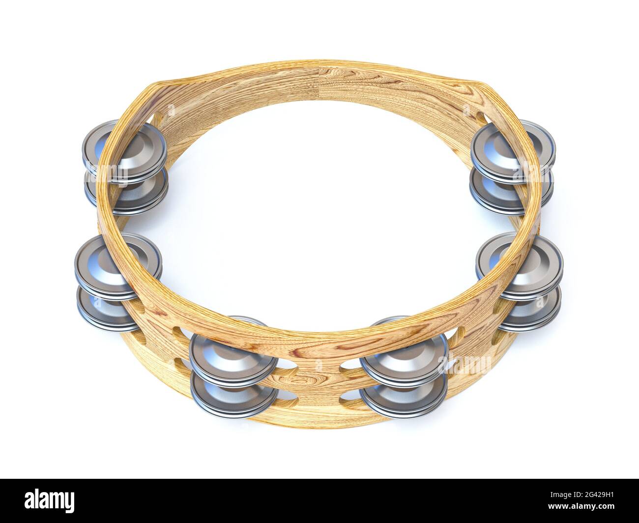 Tambourine with handle hi-res stock photography and images - Alamy