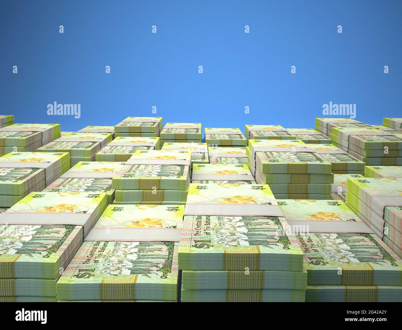 Money of Bahamas. Bahamas dollar bills. BSD banknotes. 1 dollars ...