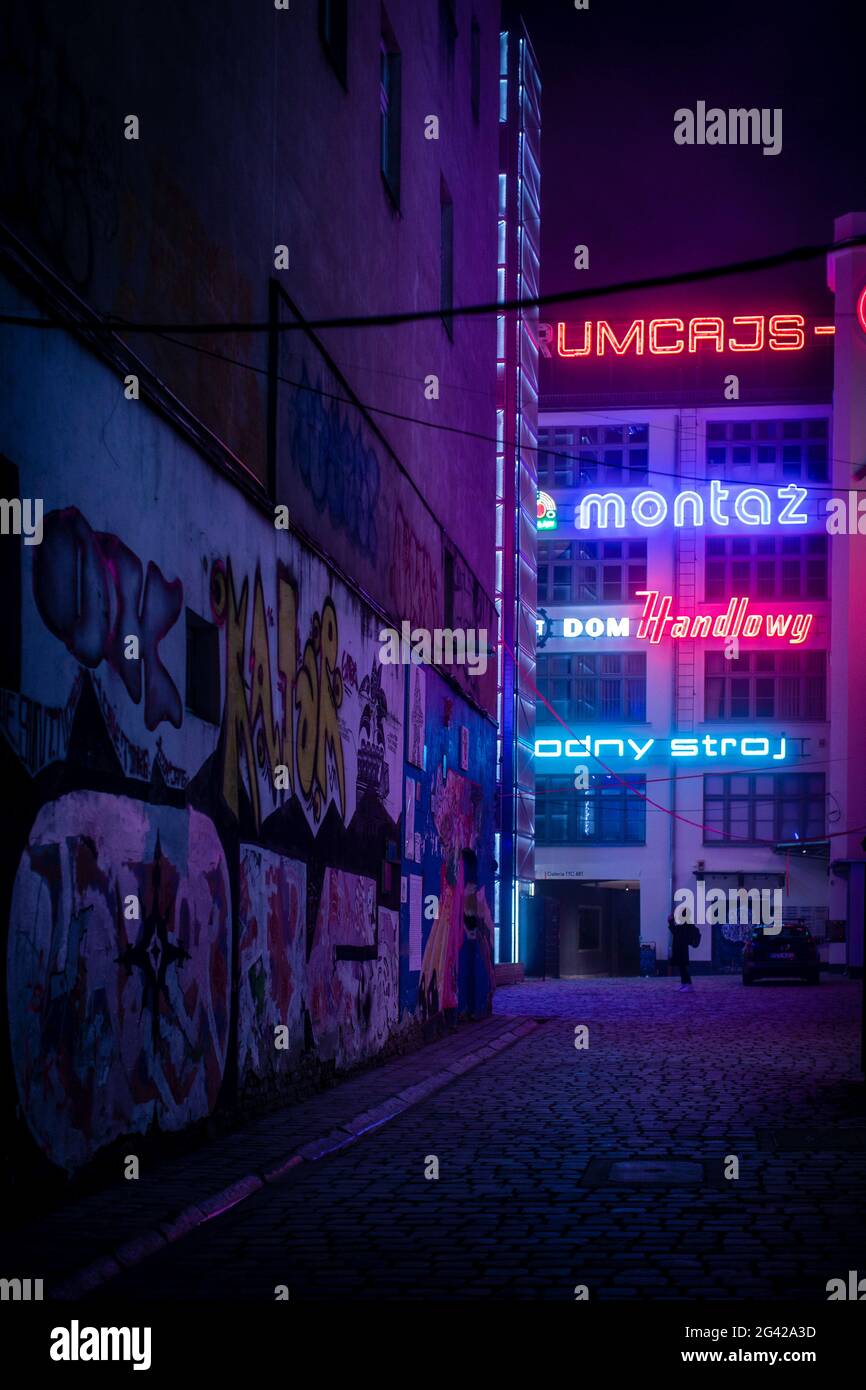 Wroclaw neon side gallery hi-res stock photography and images - Alamy