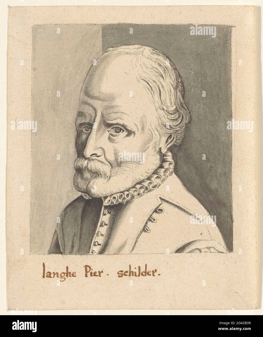 Portrait of Pieter Aertsen (long pier Stock Photo - Alamy