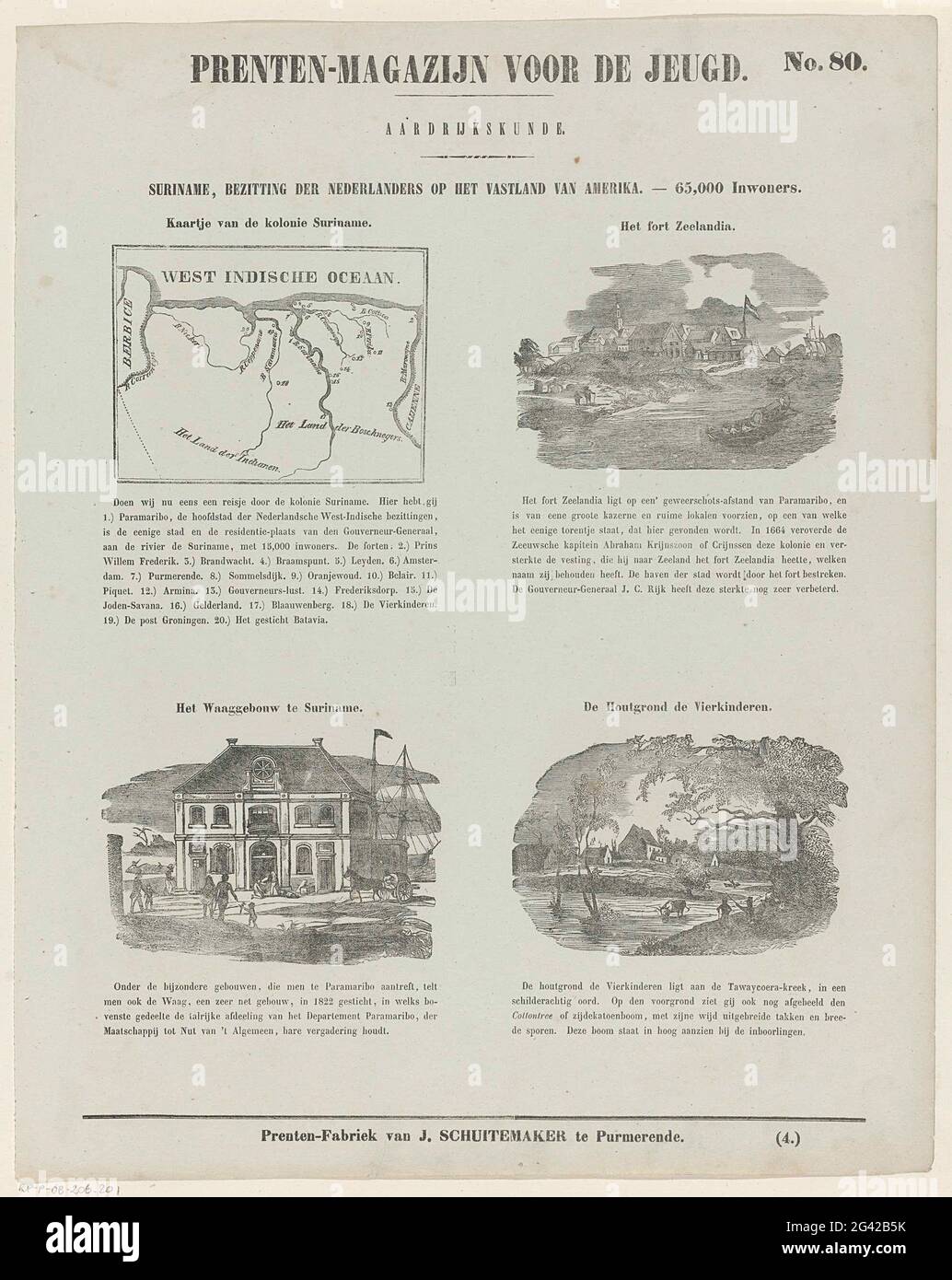 Suriname, possessing of the Dutch on the Vastland of America. - 65,000 ...
