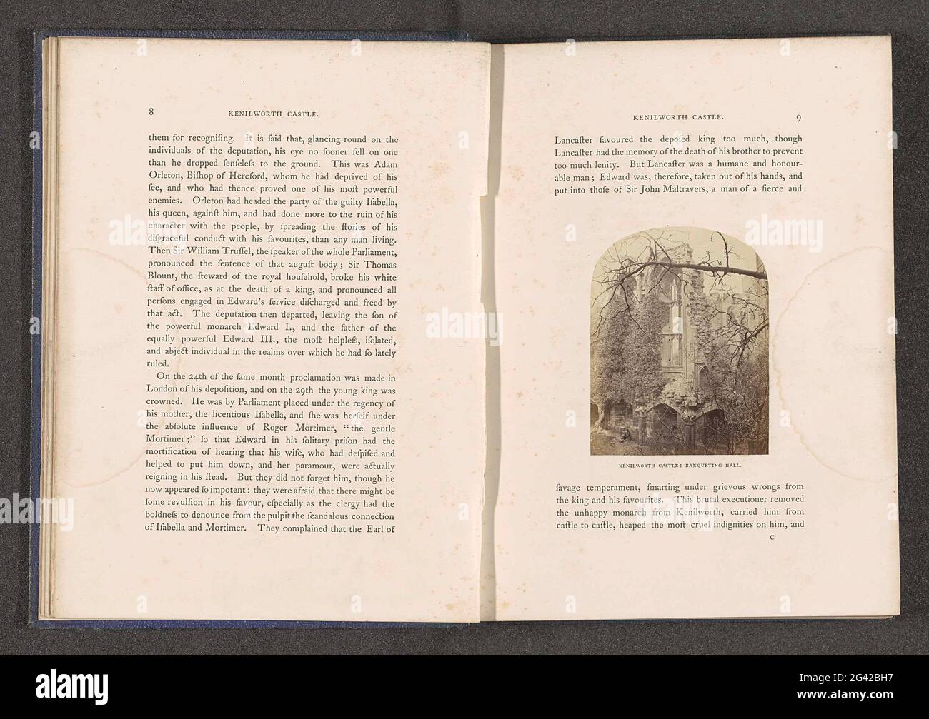 Ruin of the dining room of the Kenilworth Castle; Kenilworth Castle ...