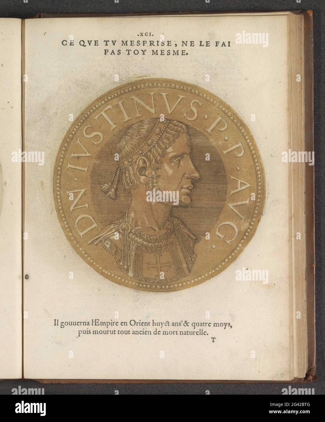 Portrait of emperor justinus i; Les Images Presque de Tous les Emperurs ...