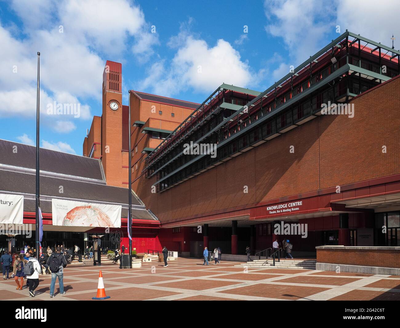 Modern roof of british library london hi-res stock photography and ...